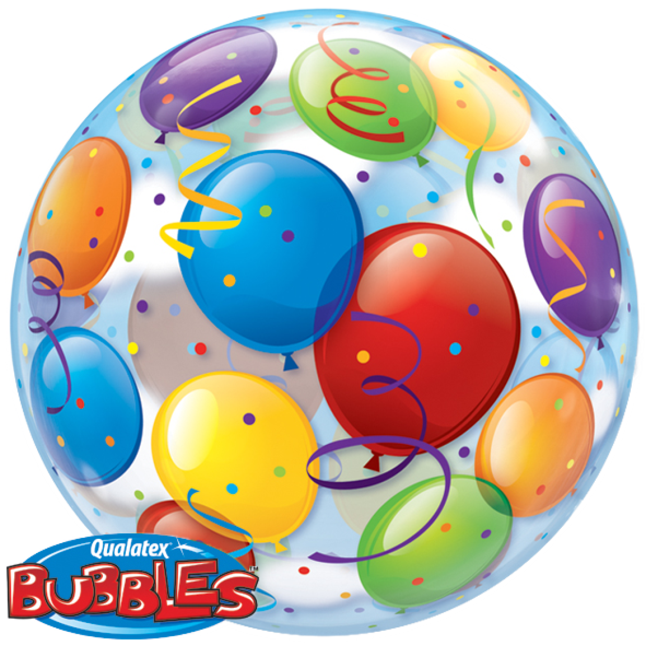Bubble Ballon Luftballons Ø 56 cm Qualatex