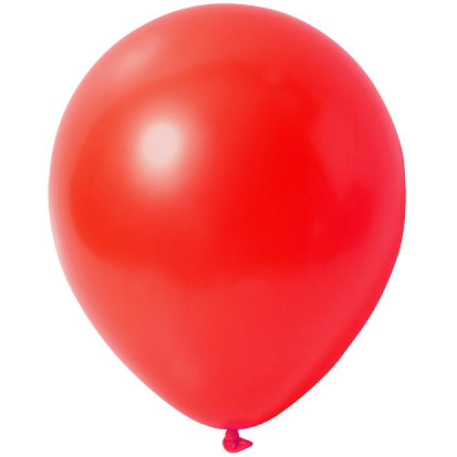 Luftballons Rot - Metallic (Glänzend) Ø 30 cm